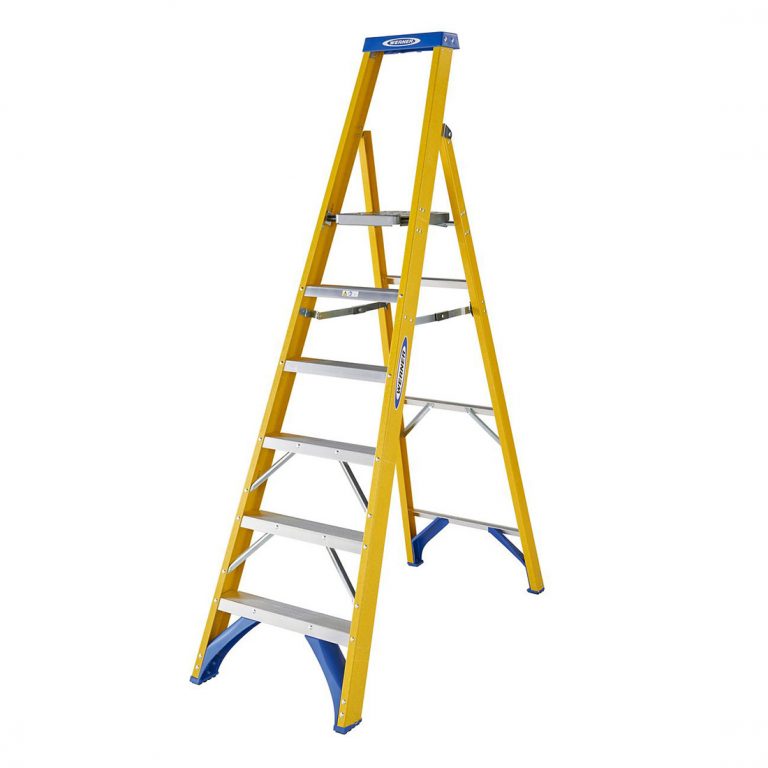 Werner Industrial Fibreglass Platform Steps - Horizon Utility Supplies Ltd