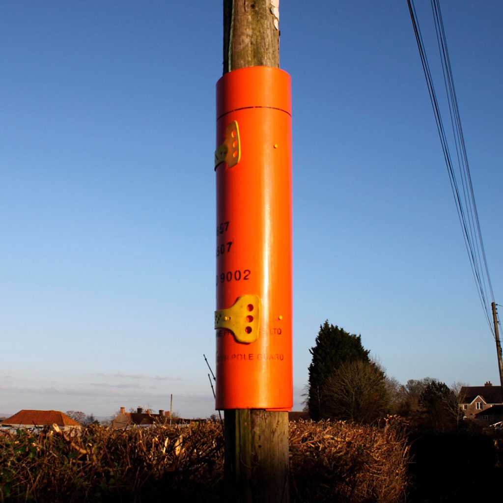 Orange Pole Covers - Horizon Utility Supplies Ltd