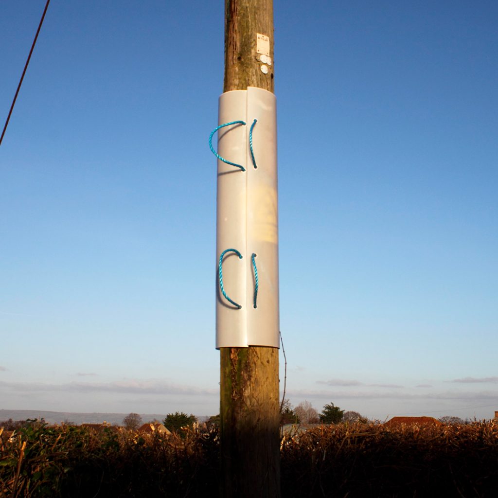 White Pole Covers - Horizon Utility Supplies Ltd